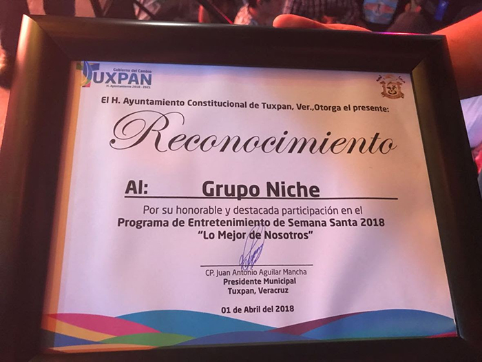 GRUPO NICHE TUVO UNA EXITOSA PRESENTACION EN TUXPAN, MÉXICO, EL PASADO ...