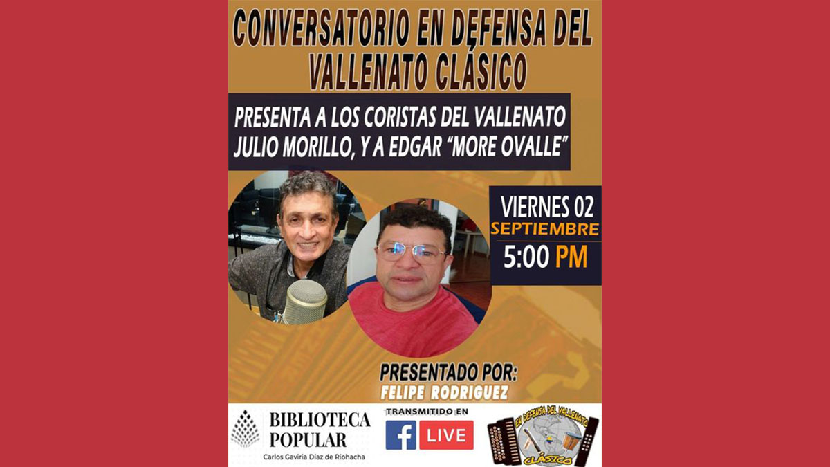 Conversatorio con ulio Morillo y a Edgar “More” Ovalle ...